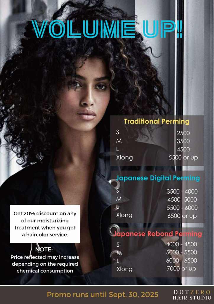 DOT ZERO Hair Studio and MARS Hair Salon Promo - DOT ZERO Hair Studio ...